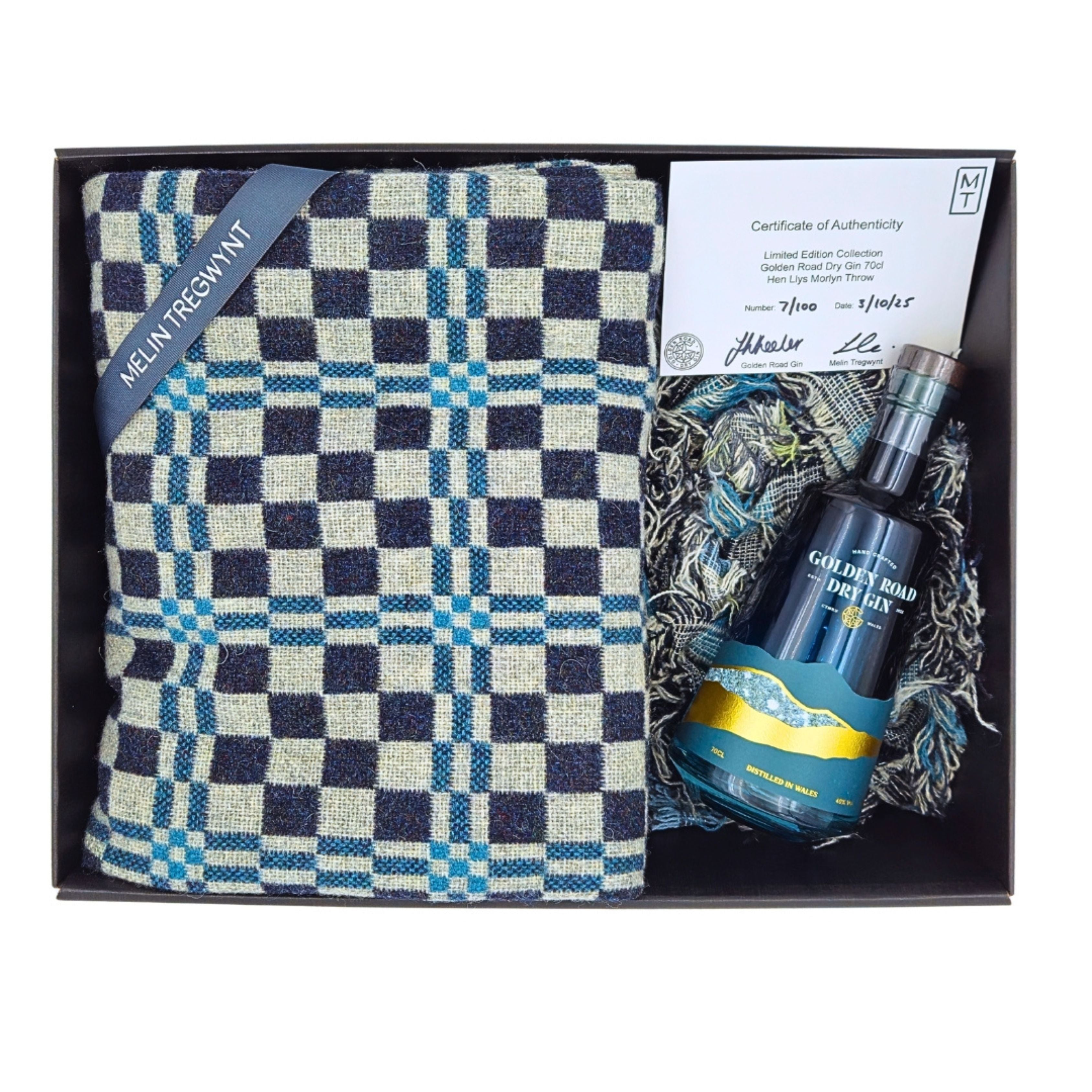 Golden Road Gin and Throw Hamper – Melin Tregwynt