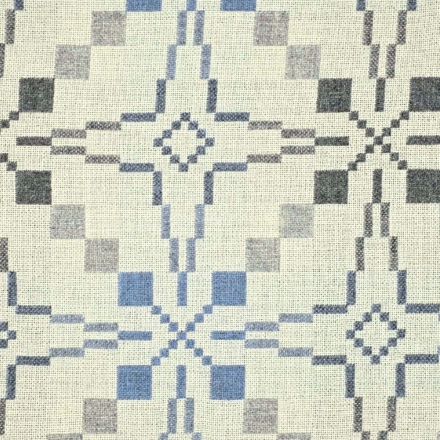Quality Wool Fabric Welsh Tapestry Vintage Star by Melin Tregwynt